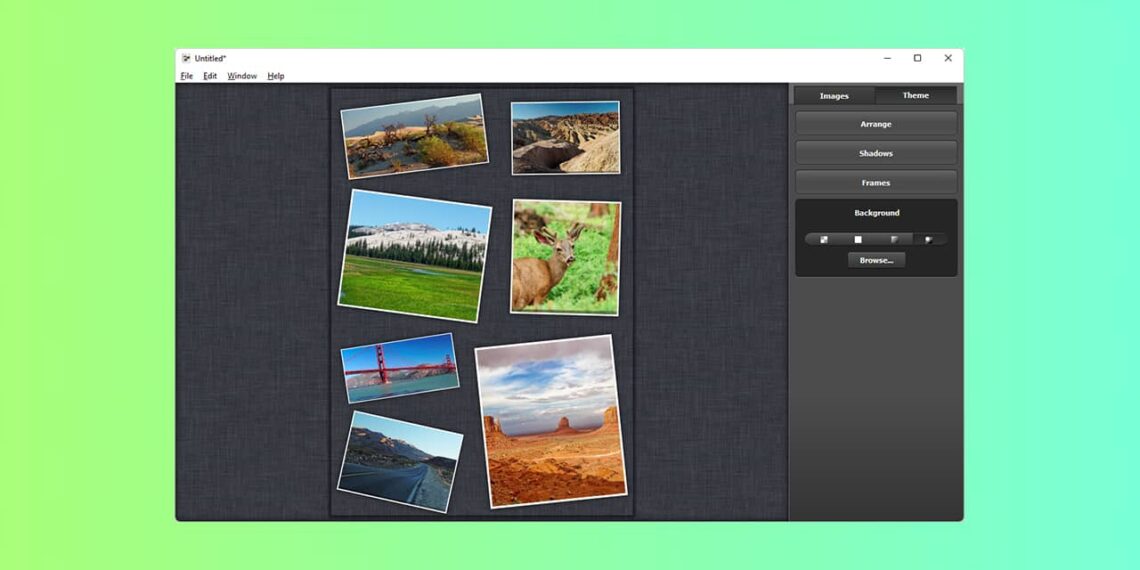 Créez des collages photo avec le logiciel gratuit Collagerator